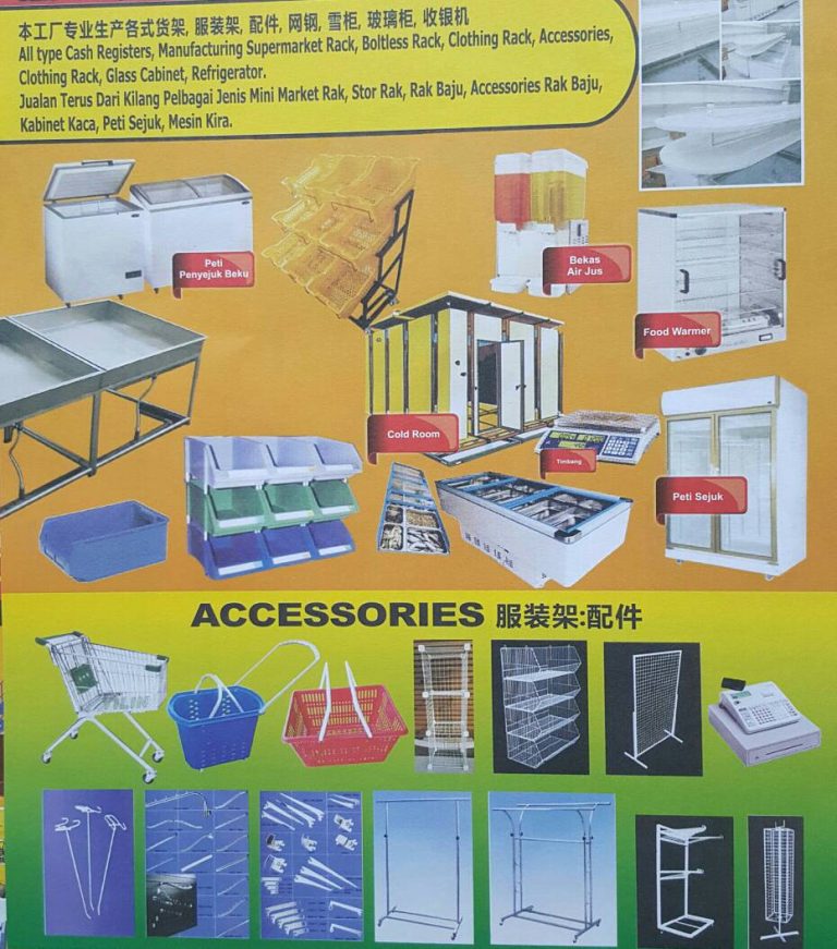 Jualan terus kilang pelbagai jenis Rak Gondola, Rak Mini Market, Rak ...